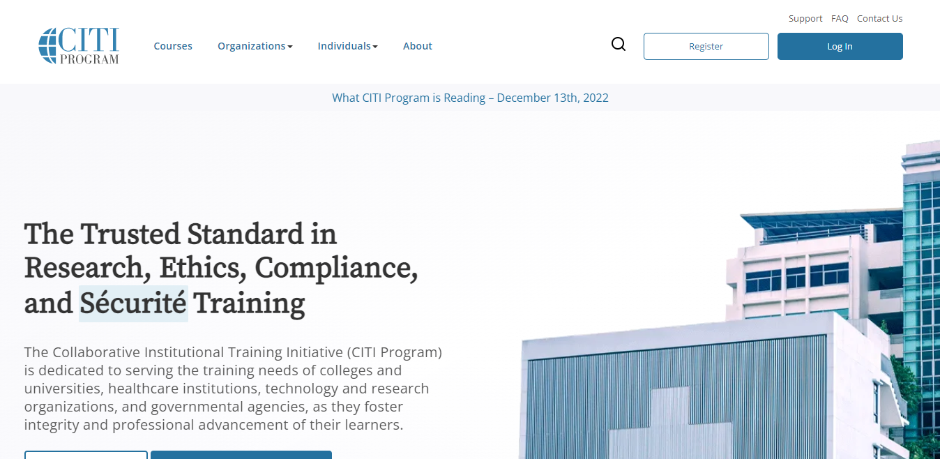 How to complete CITI courses – SURER Project